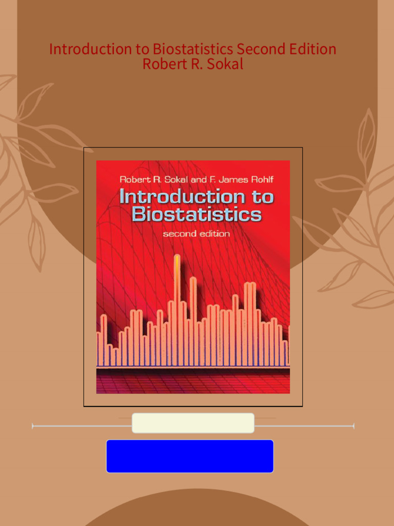 [FREE PDF sample] Introduction to Biostatistics Second Edition Robert R. Sokal ebooks | PDF ...
