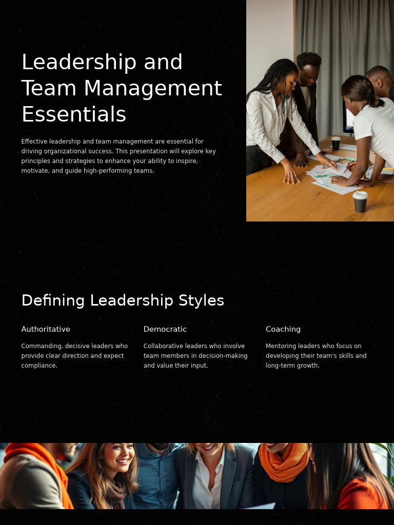 Leadership and Team Management Guide | PDF | Leadership | Goal