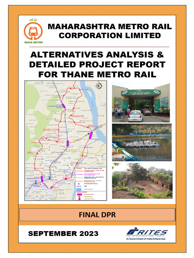 Thane Integral Ring Metro DPR With Sanction Order and GR | PDF | Rapid ...