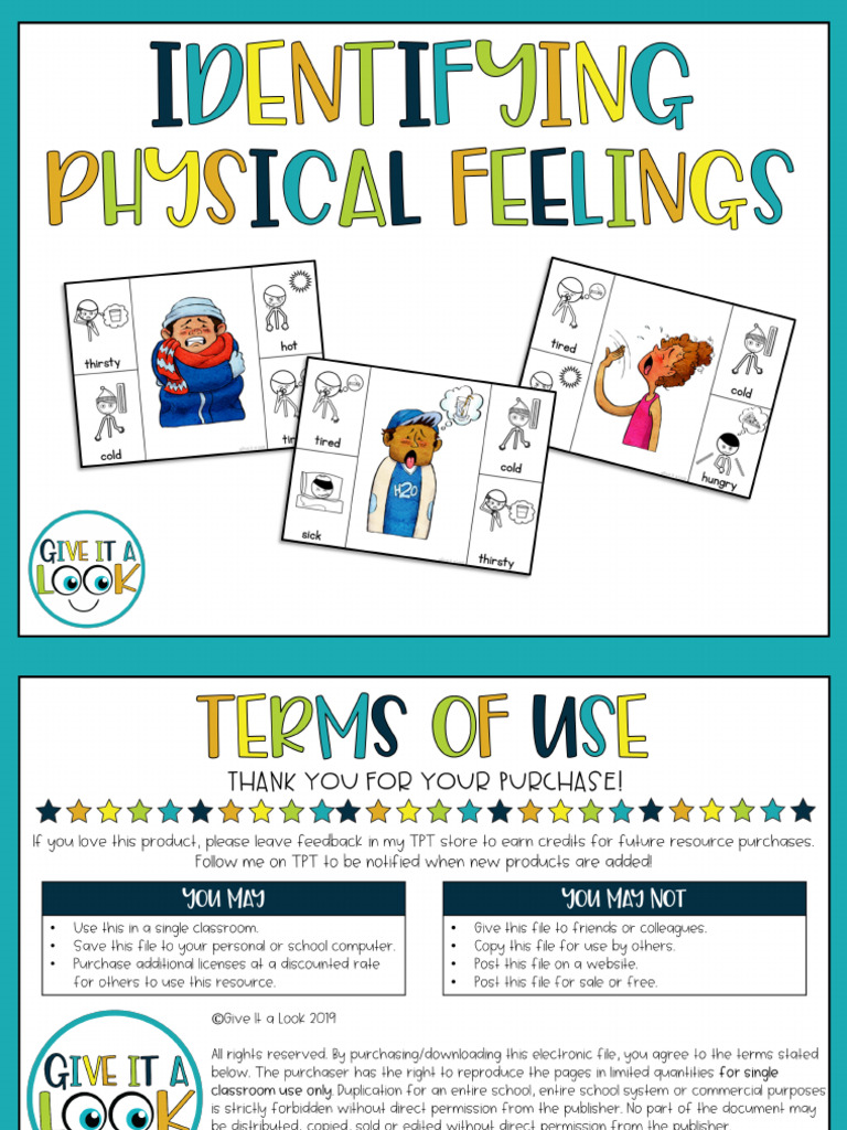 IdentifyingPhysicalFeelings 1 | PDF