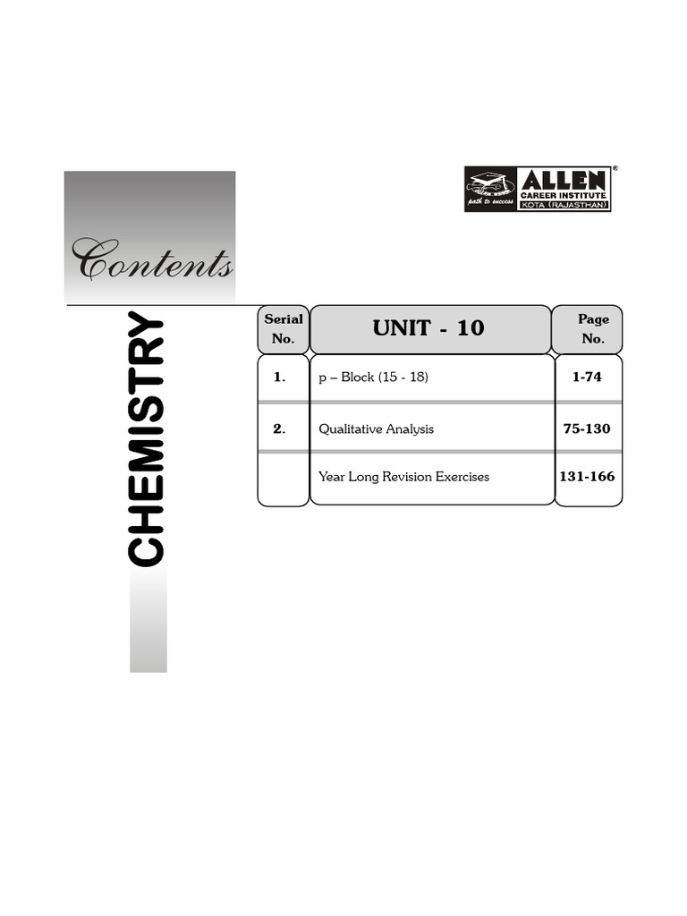 Che Unit-10 | PDF | Nitrogen | Ammonia