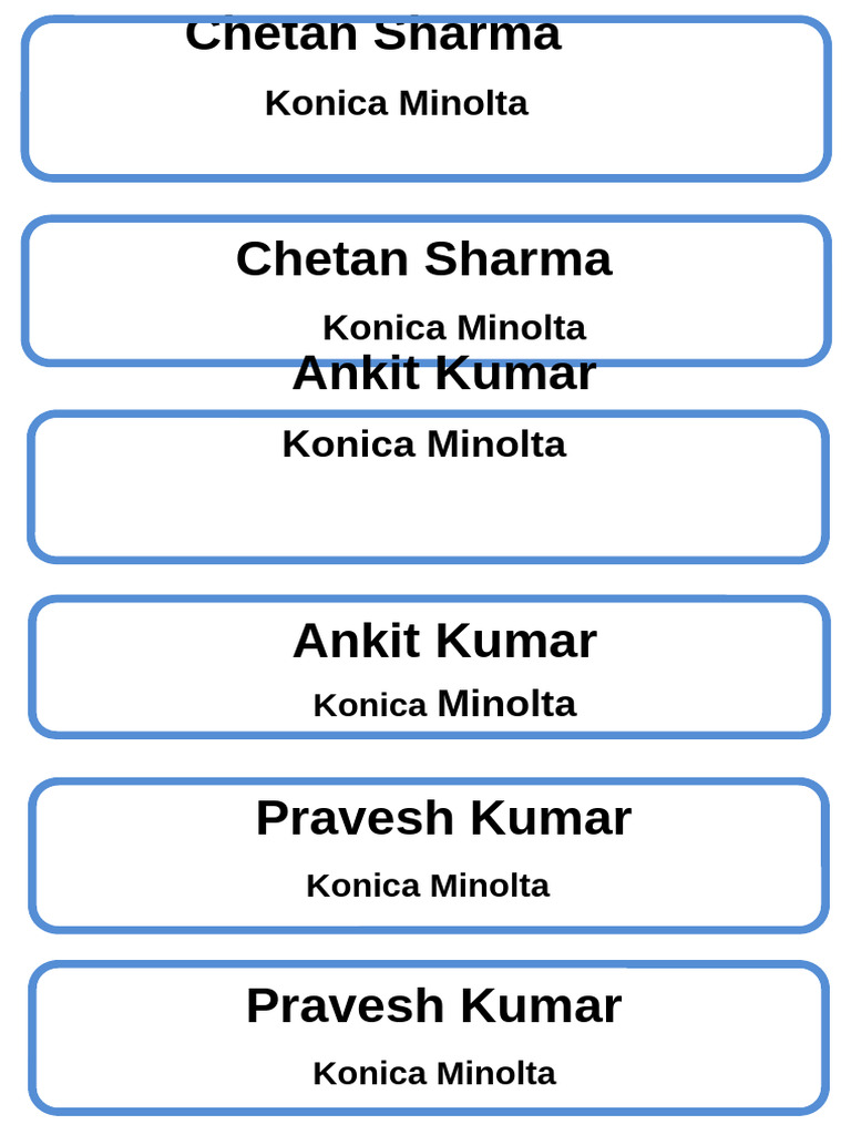 Name Tag - 20 Feb | PDF