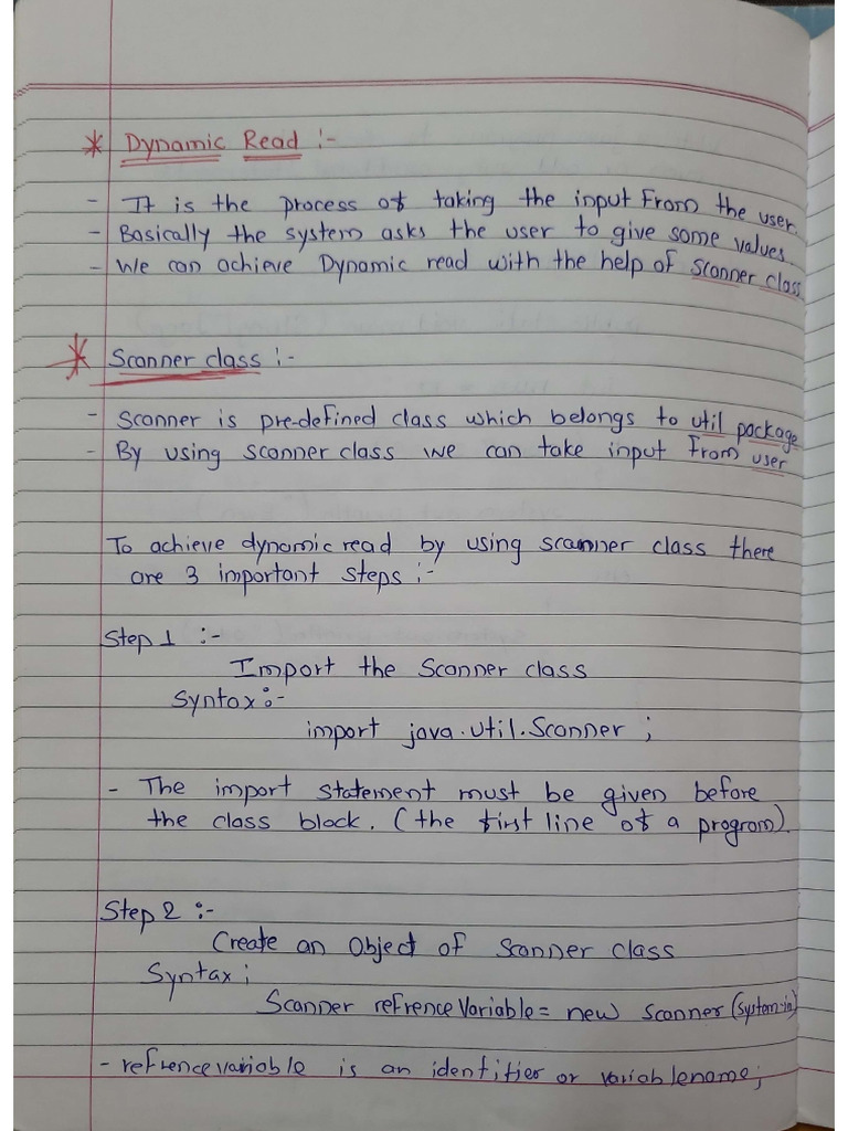 Dynamic Read&Methods | PDF