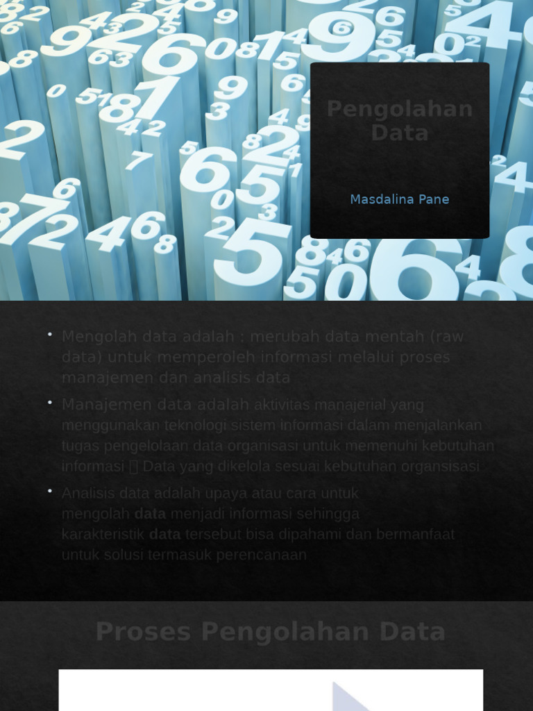 Materi 2_Pengolahan Data | PDF