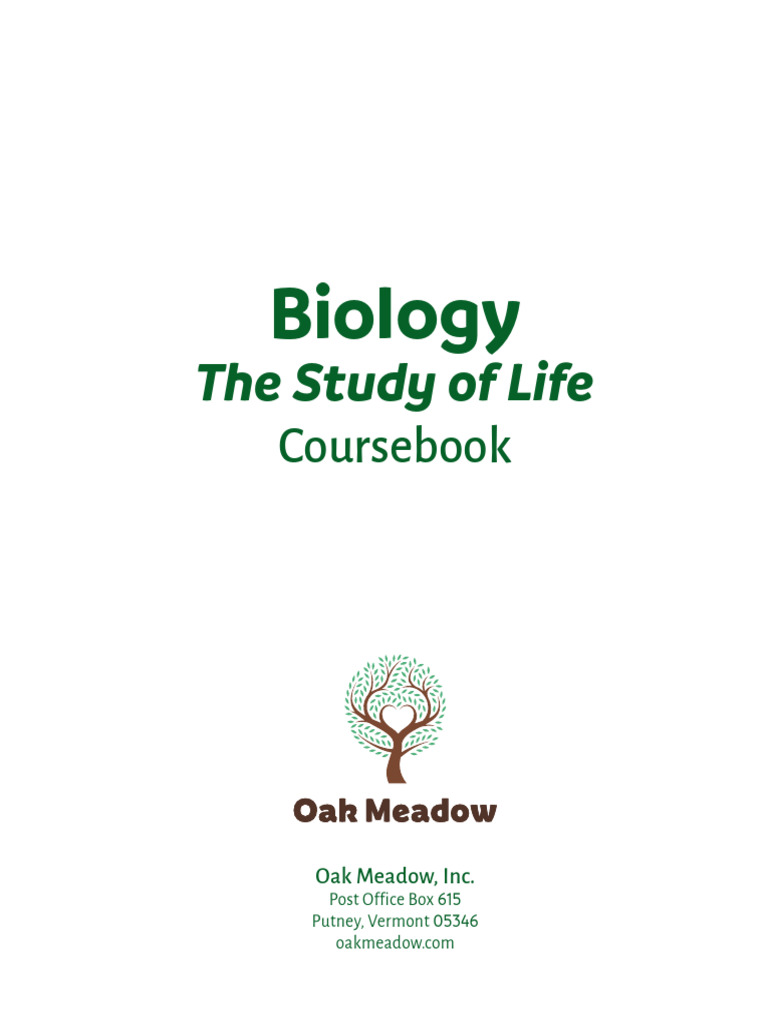Biology Course Book | PDF | He La | Science