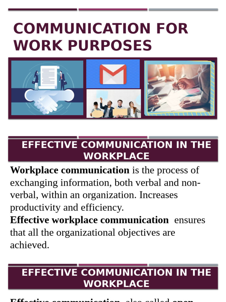 Effective Workplace Communication Guide | PDF | Memorandum | Communication
