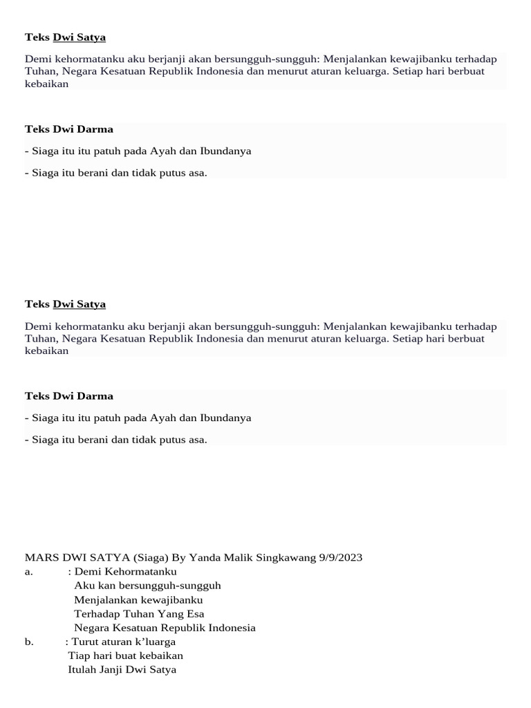 Mars Dwi Satya | PDF