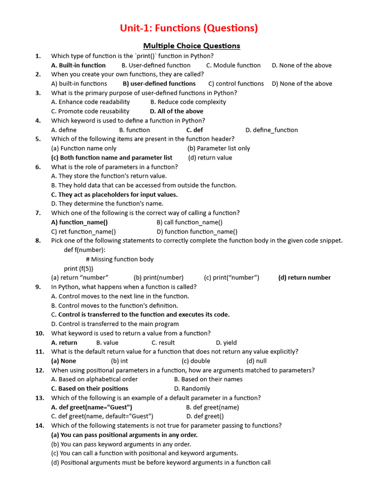 Xii Cs All Chapters Questions Pdf Parameter Computer Programming Scope Computer Science