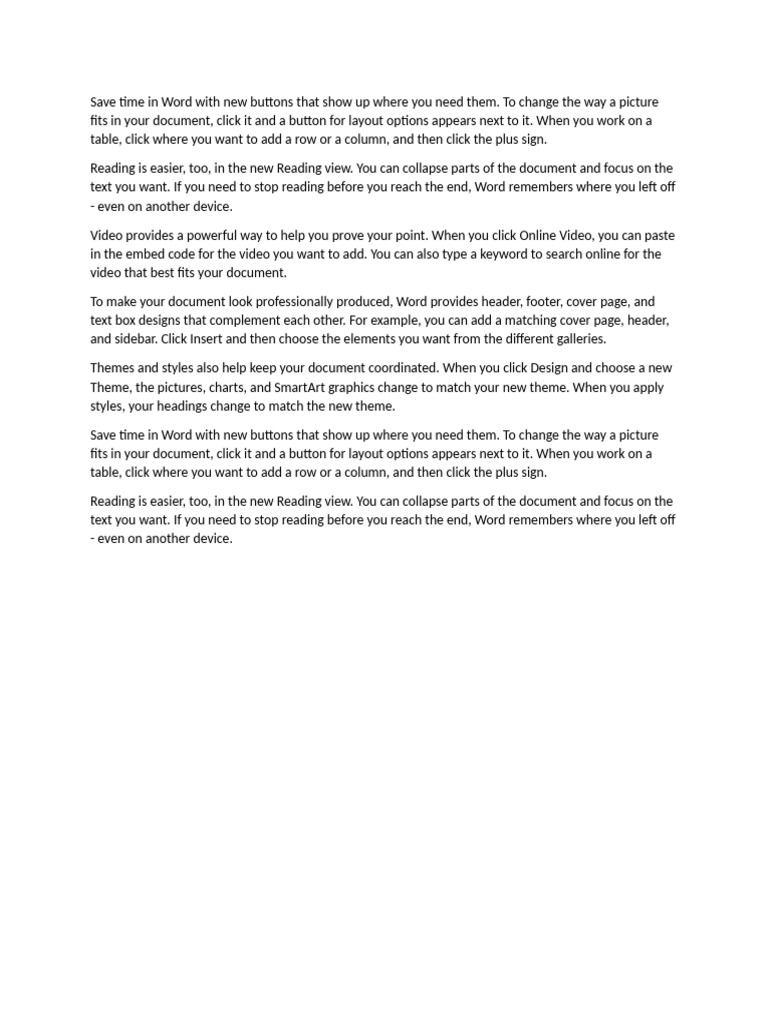 Save Time in Word With New Buttons That Show Up Where You Need Them | PDF