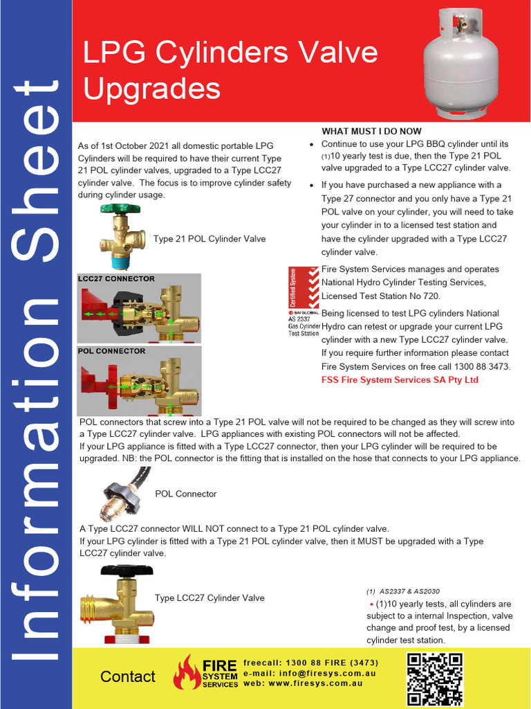 LPG Cylinder Valve Upgrade v3 | PDF | Gases