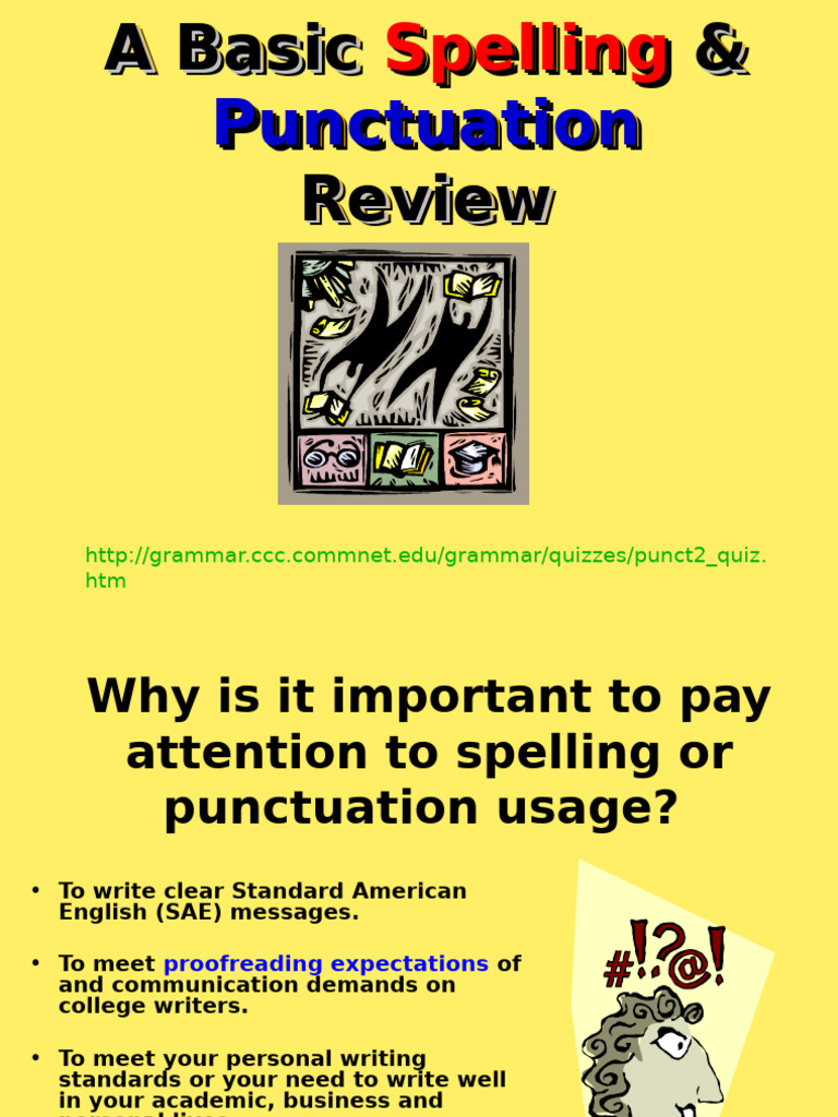 A Basic Spelling & Punctuation Review | PDF | Bracket | Comma