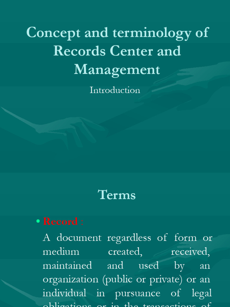 Understanding Records Center Management | PDF | Securities | Emergency