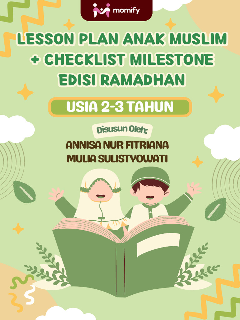 (B) Lesson Plan & Milestone Ramadhan Anak Usia 2-3 Tahun | PDF