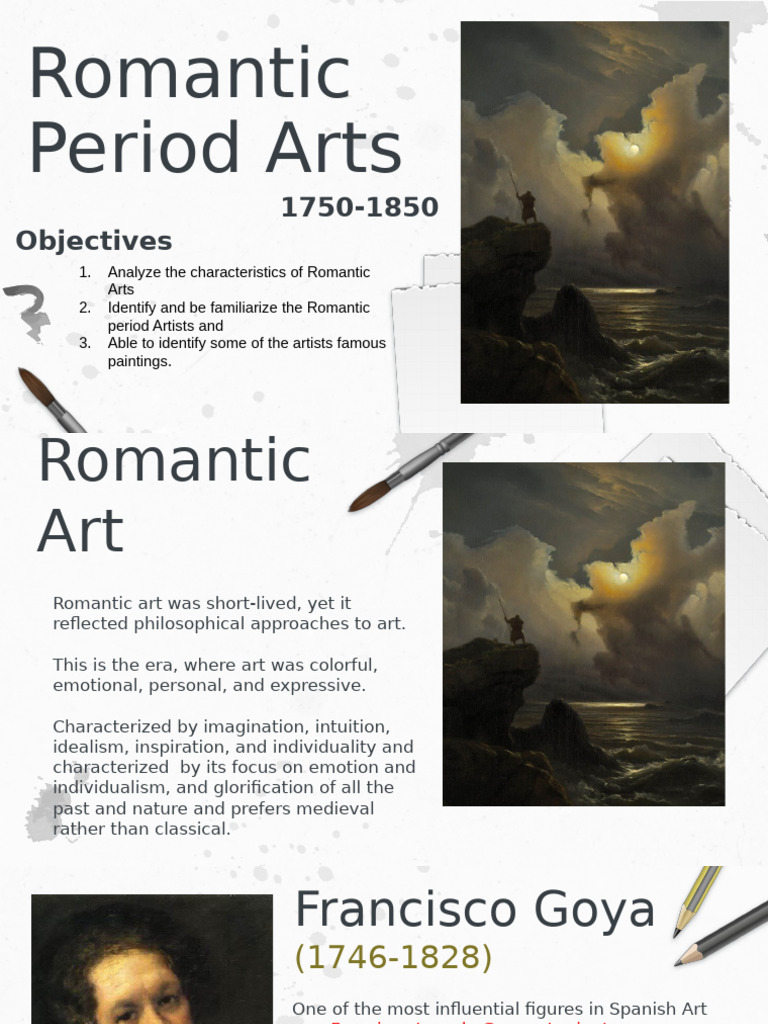Romantic Period Arts-Lesson 2 | PDF | Realism (Arts) | Francisco Goya