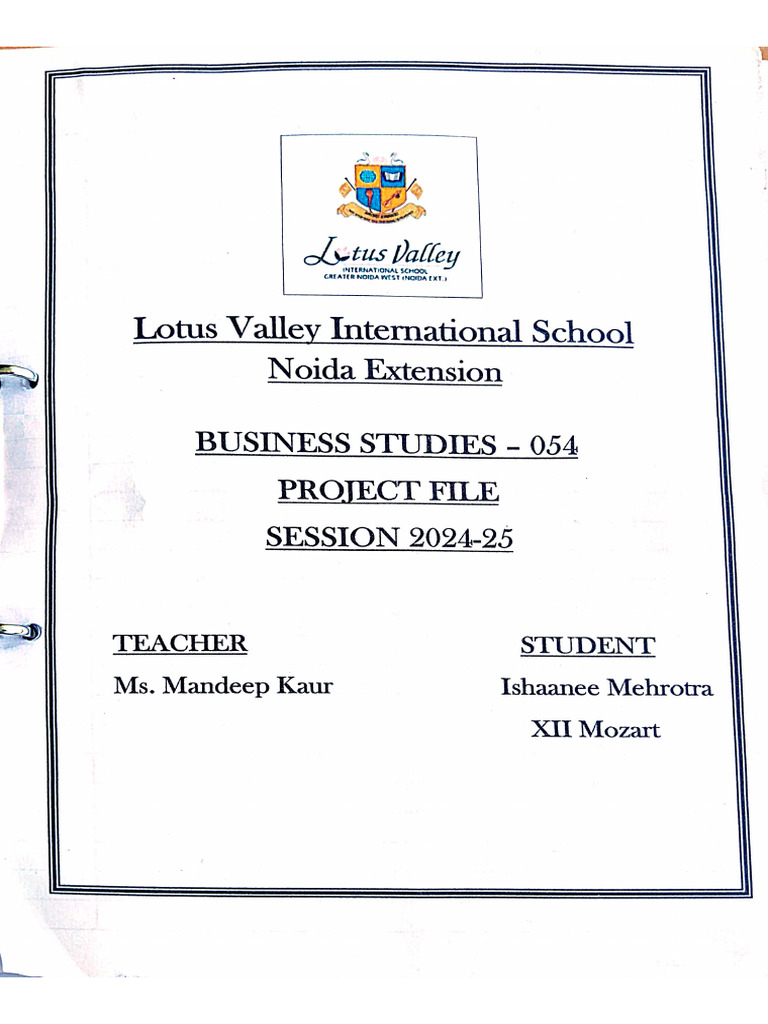 Ishaanee BST Project | PDF