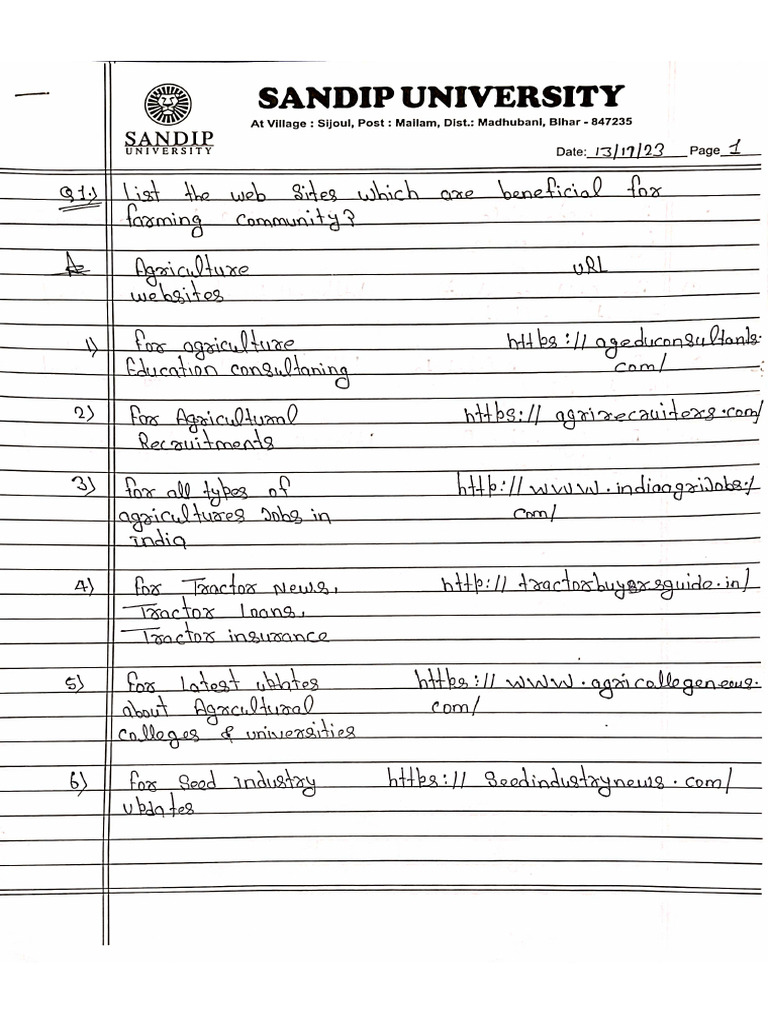 Agri Informatics | PDF