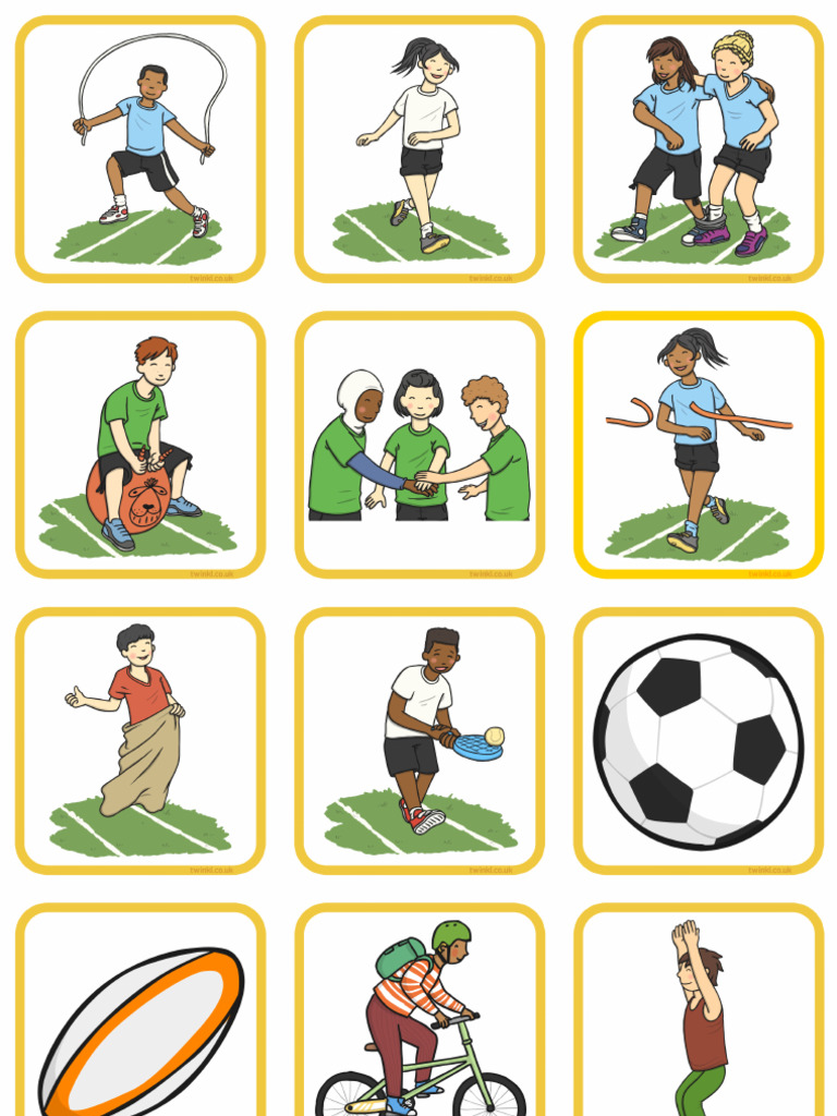 Healthy Body Picture Cards | PDF