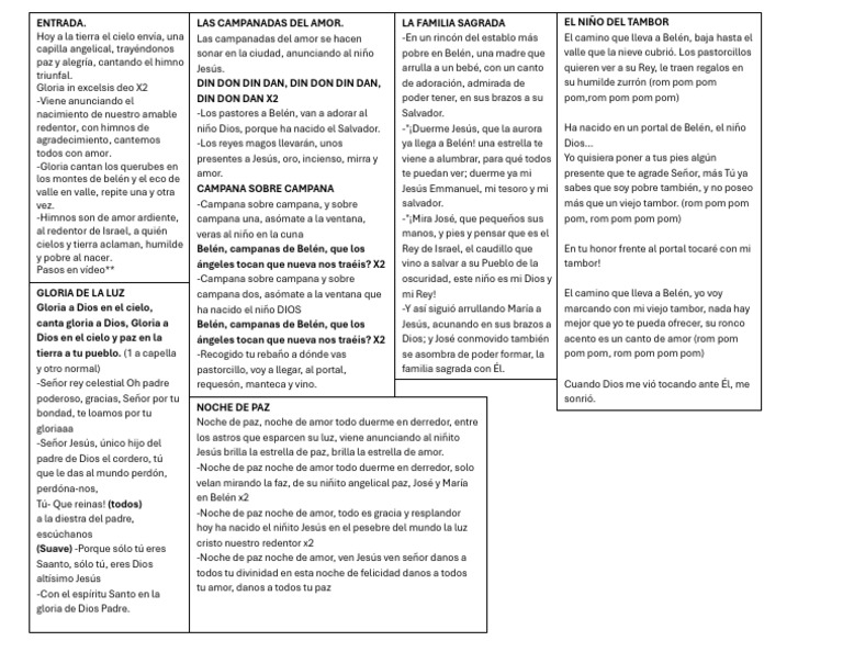 Navidad - Noche Buena | PDF