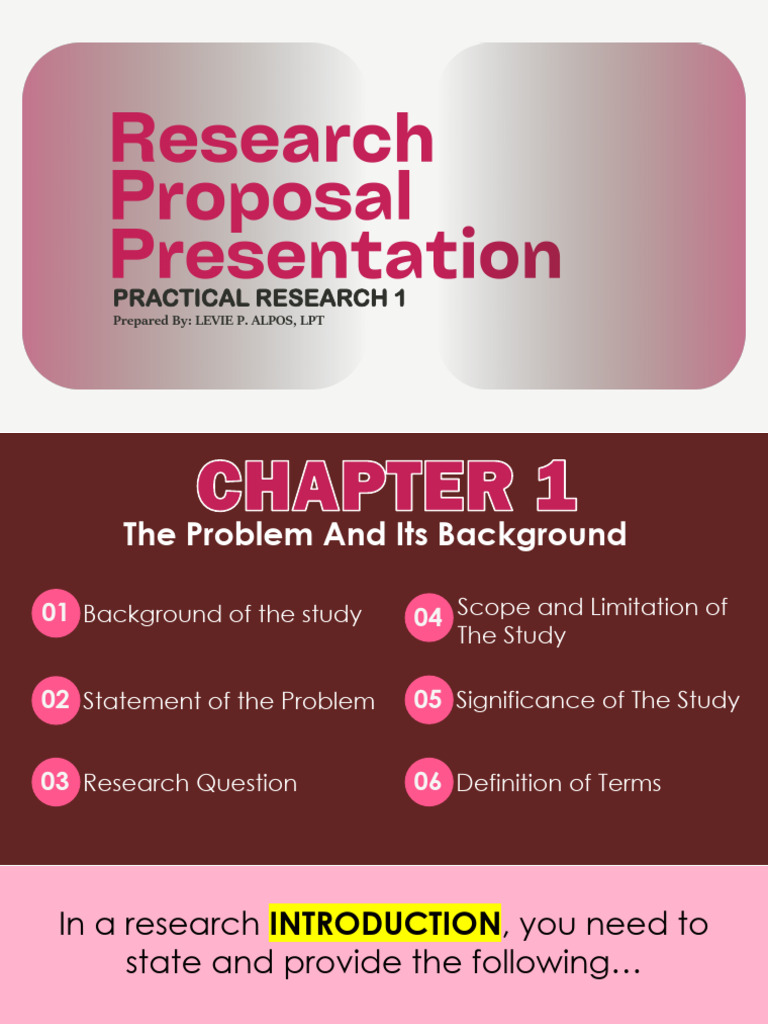 Pr1 Research Chapter 1 Introduction | PDF | Distance Education | Teachers