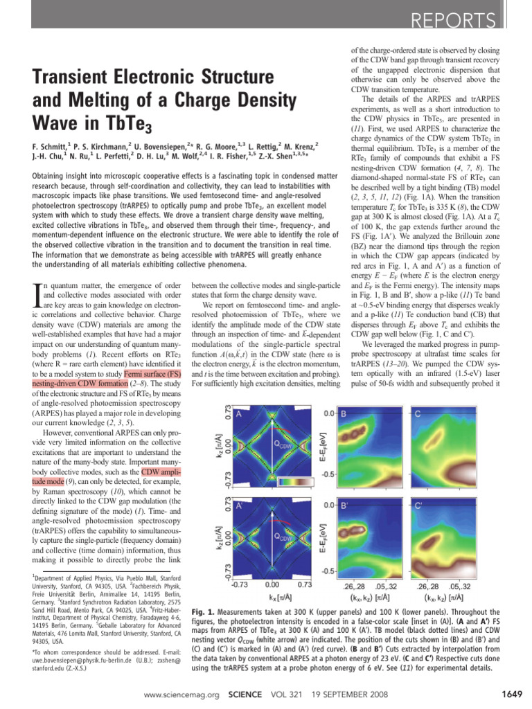 2008_science_Transient Electronic Structureand Melting of a Charge ...