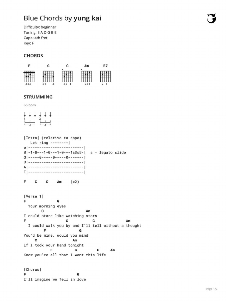 Blue Chords | PDF