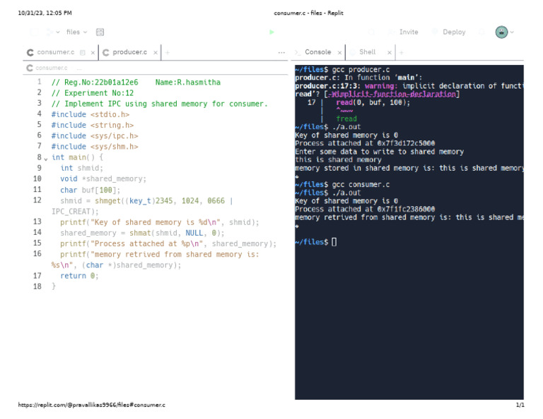 Consumer.c - Files - Replit | PDF
