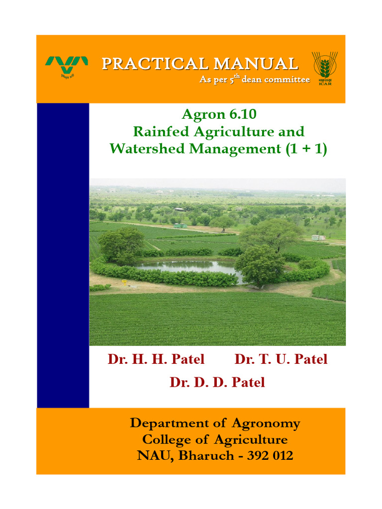 Agron 6.10 Final Practical Manual | PDF | Climate | Precipitation