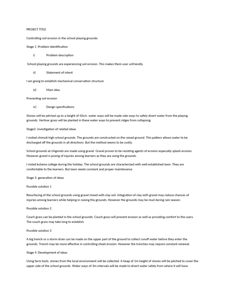 example | PDF | Erosion | Soil