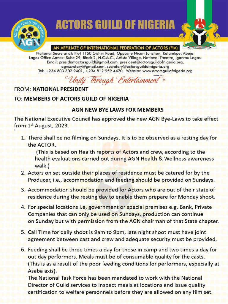 NEW ETHCS FOR AGN Members | PDF