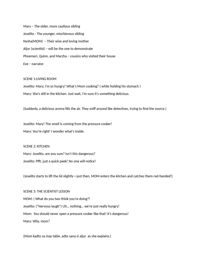 Science 3 Script | PDF