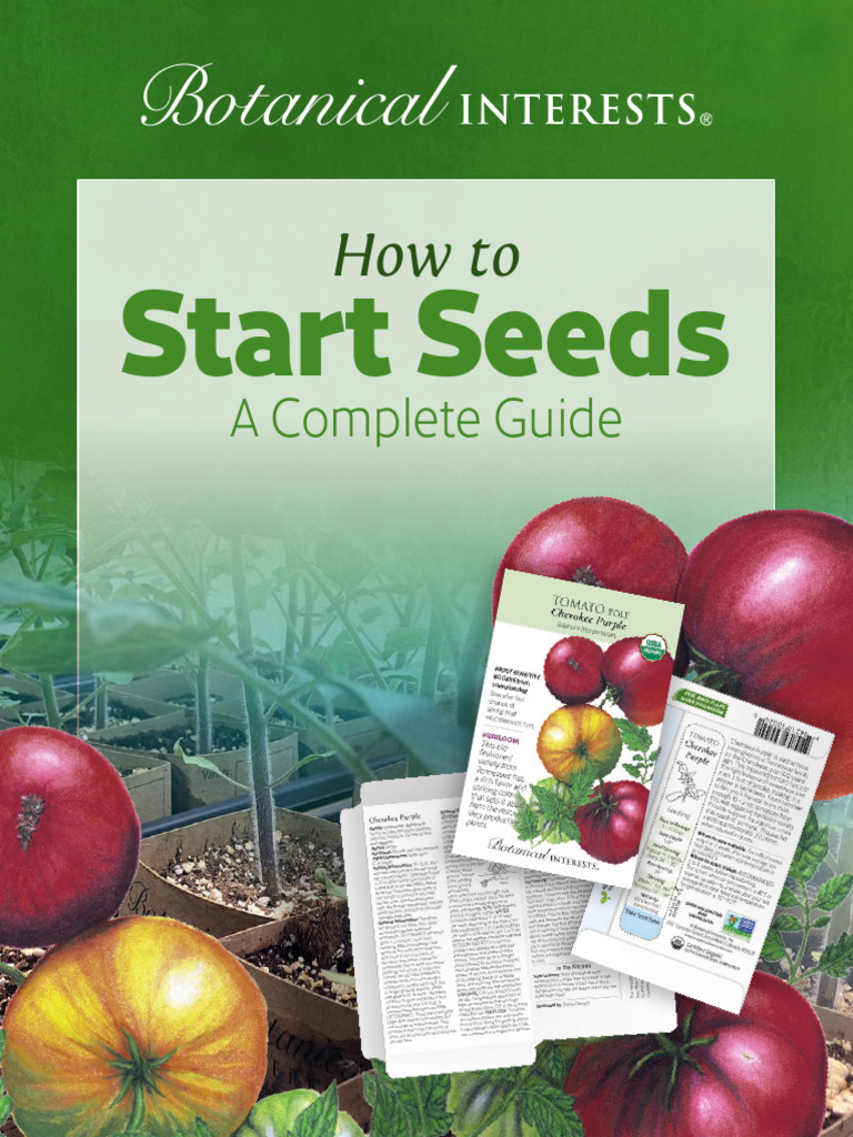 Botanical Interests How To Start Seeds 2023 | PDF | Seed | Sowing