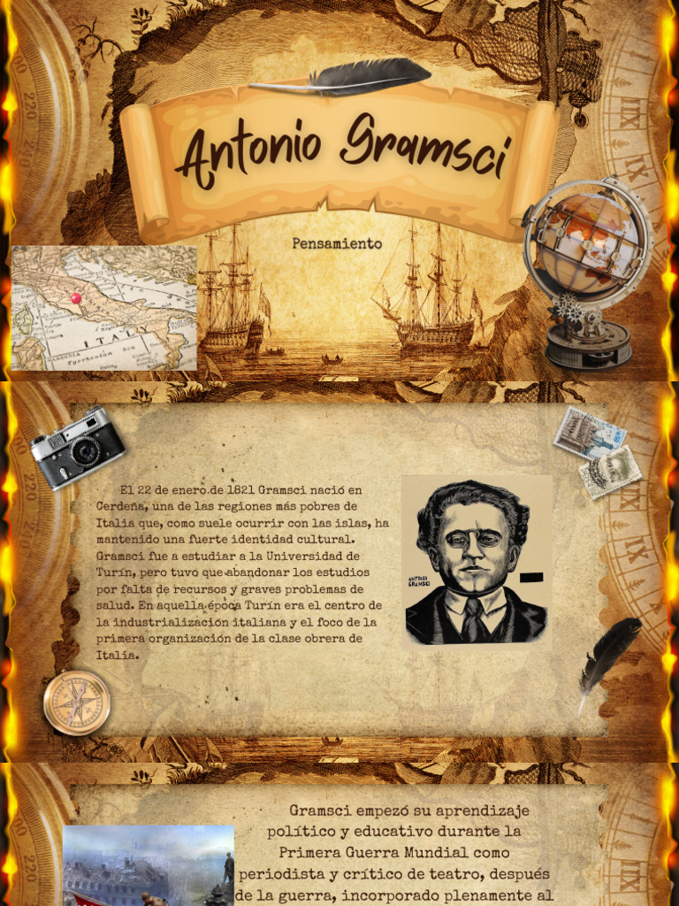 Pensamiento Antonio Gramci | PDF | Antonio Gramsci | Italia
