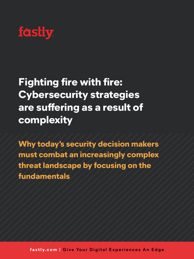 Cyber Firefighting: Simplifying Security | PDF | Computer Security ...