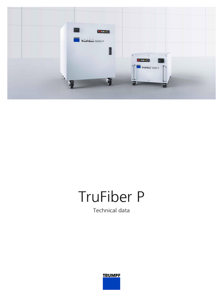 TRUMPF Technical Data Sheet TruFiber P | PDF | Laser | Wavelength