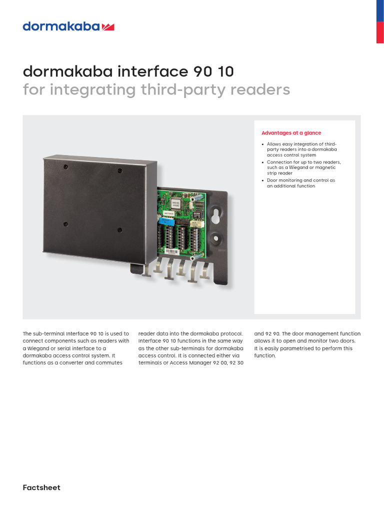FS Interface-9010 en | PDF | Access Control | Power Supply