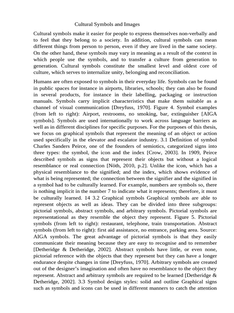 Cultural Symbols and Images | PDF | Symbols | Communication