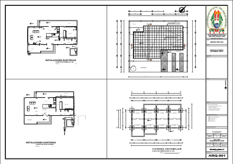 DIBUJO TACNICO D.E.S.X-Formato A1 ARQ pdfd | PDF