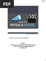 Famous Film Pitch Deck Examples | PDF | Screenplay