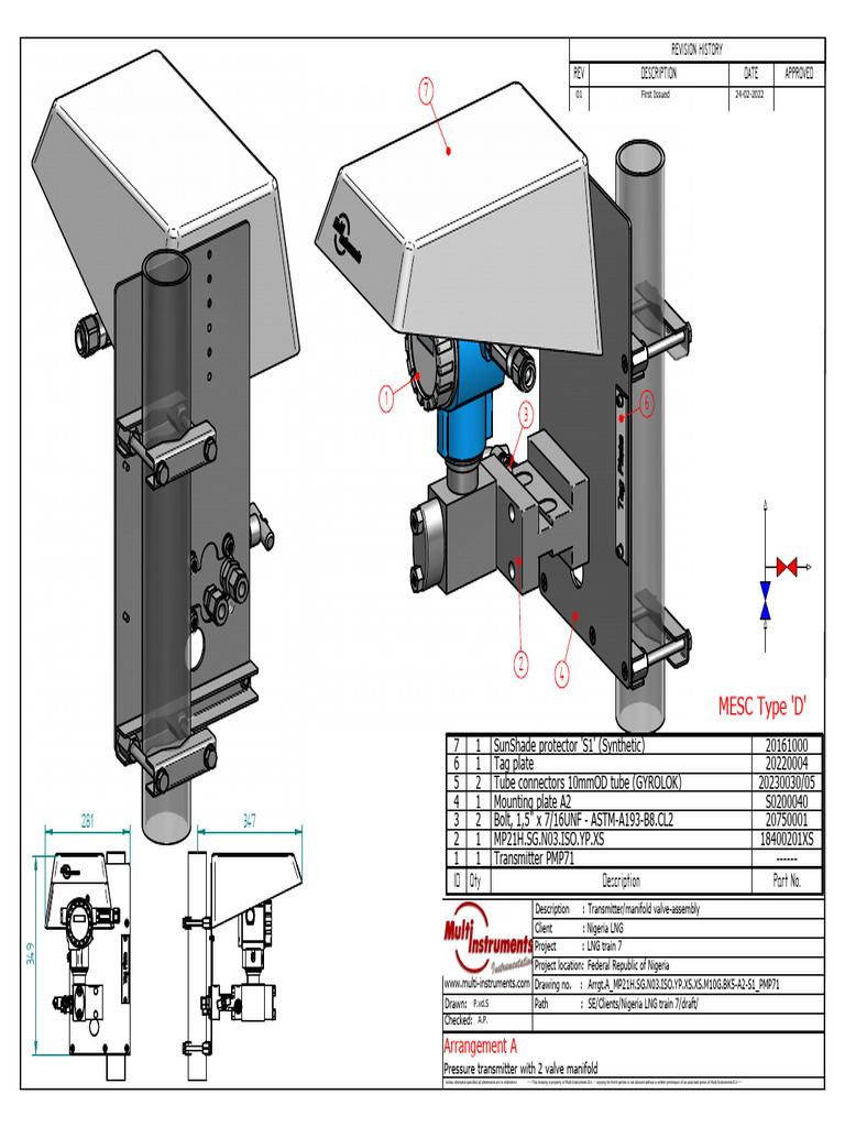 Arrgt. A Mp21h.sg.n03.Iso - yp.Xs.m10g.bk5-A2-s1 Pmp71 | PDF | Gas Technologies
