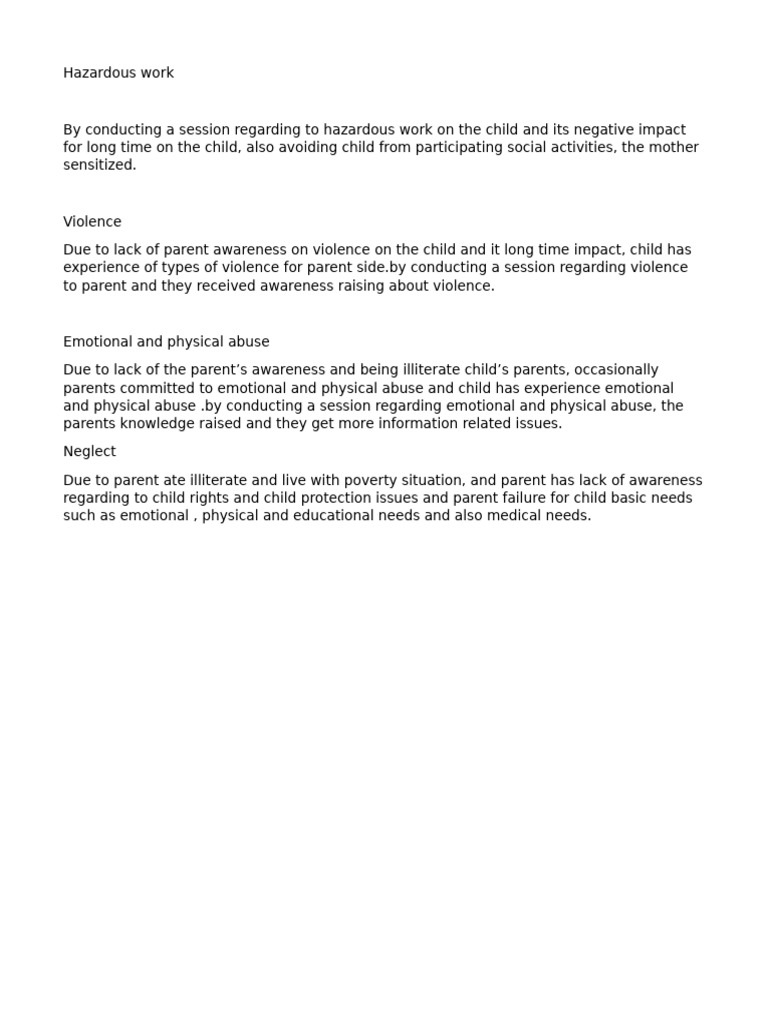 Hazardous Work | PDF