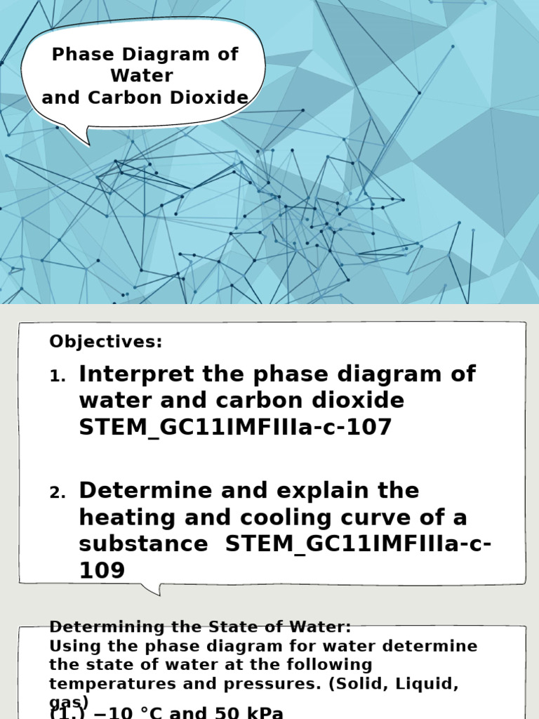 Phase Diagrams of Water and CO2 | PDF | Phase (Matter) | Phase Diagram