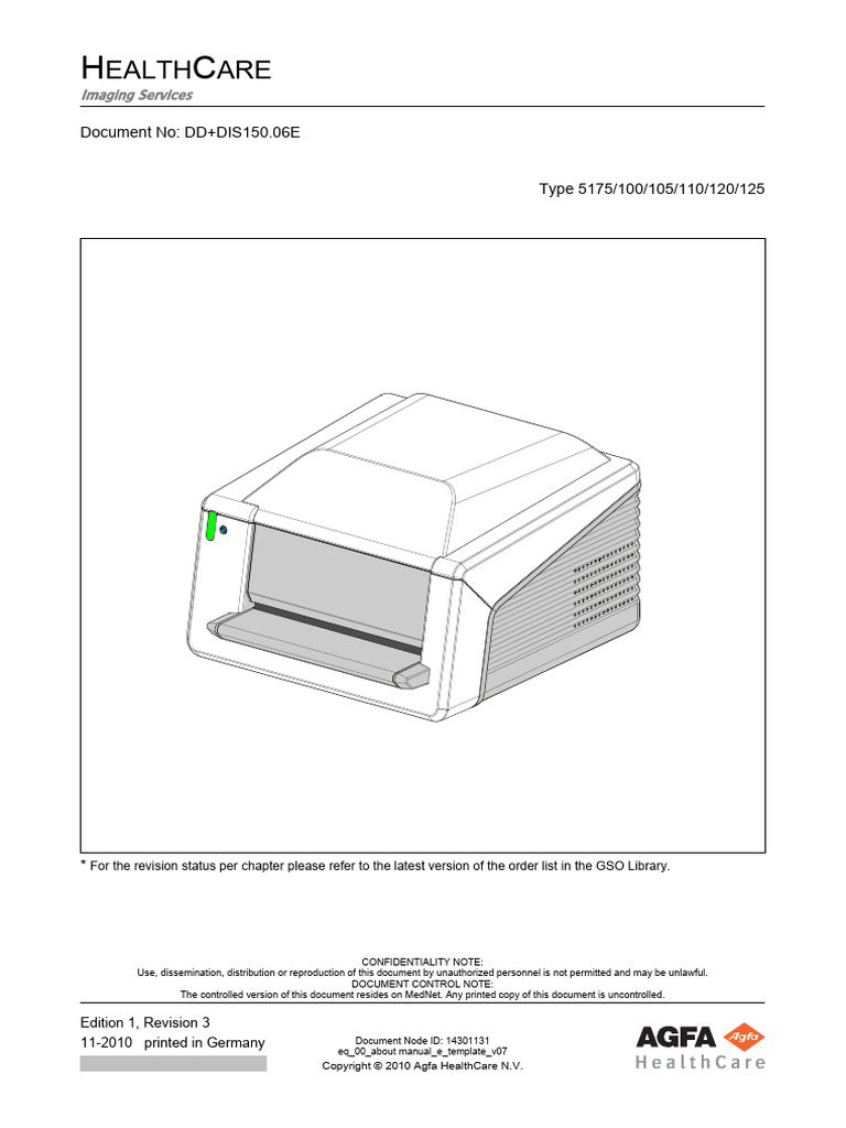 Agfa CR 30-X Service Manual | PDF | Icon (Computing)