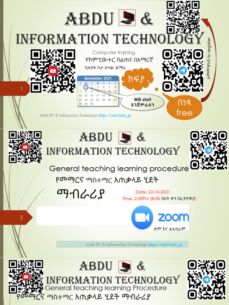 1 Abdu PC and Information Technology Announcement | PDF