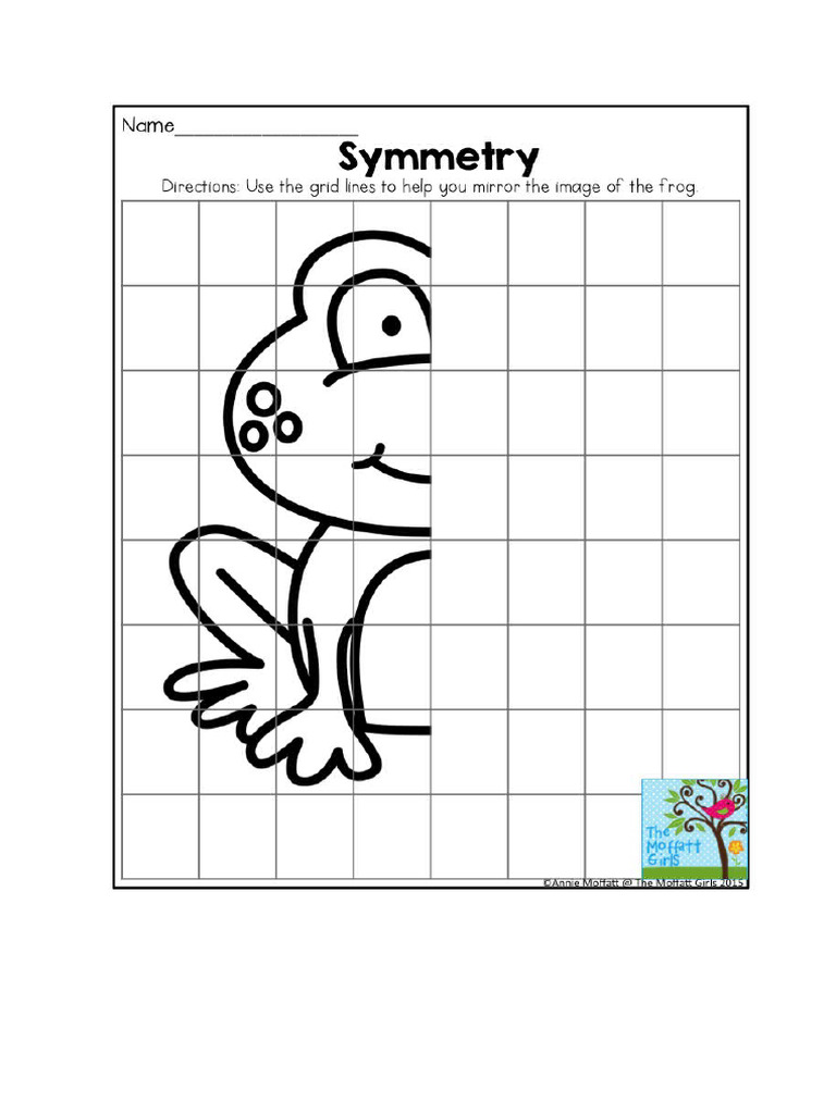 Lesson 8 symmetry frog and star | PDF