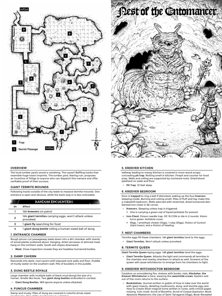 Nest of The Entomancer v1.0 | PDF