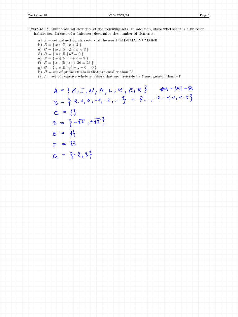 Set Theory and Functions Worksheet | PDF | Abstract Algebra | Mathematics
