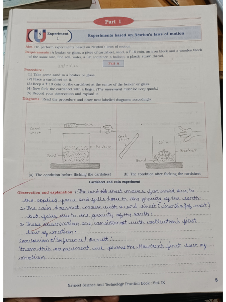 Science Practical 1 | PDF