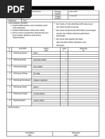Checklist Inspeksi APD Bulanan | PDF