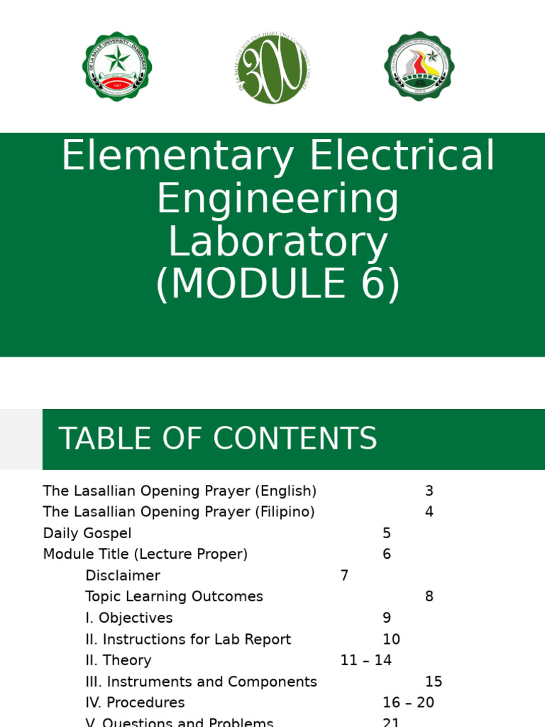 Elementary EE Laboratory Activity 6 | PDF | Root Mean Square ...