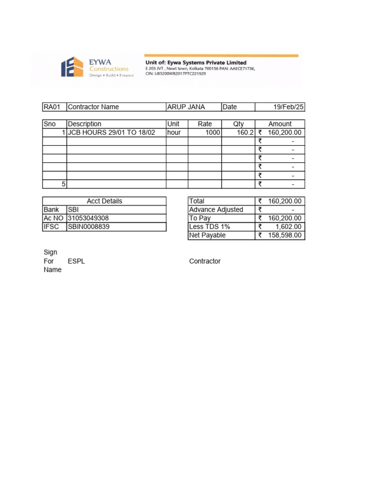 Arup Jcbbill 10-1 | PDF